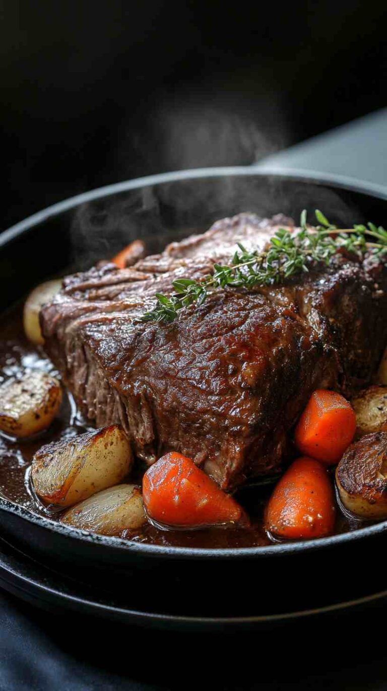 Classic Slow Cooker Chuck Roast with Vegetables