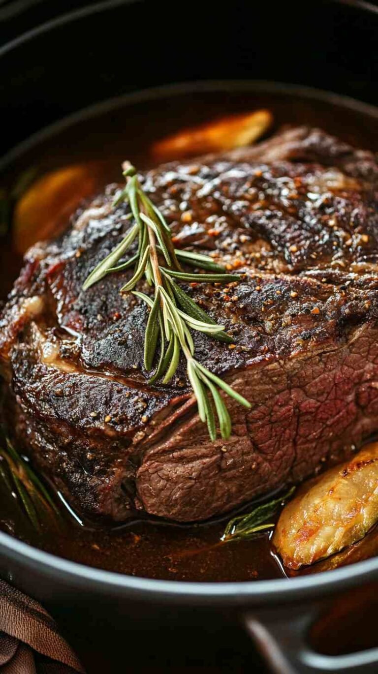 Fall-Apart Slow Cooked Beef Roast