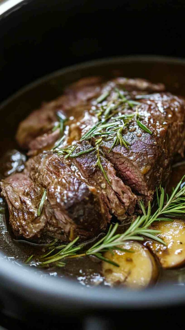 Fall-Apart Slow Cooked Beef Roast