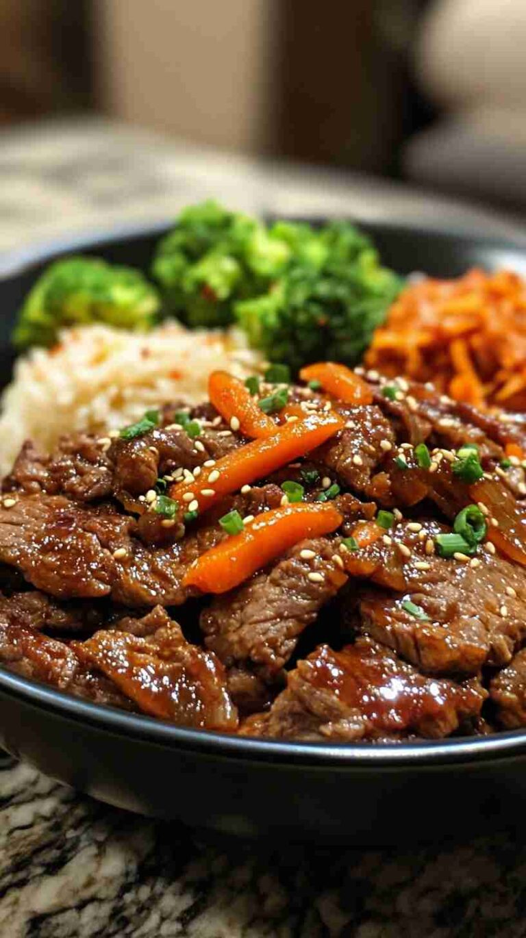 Slow Cooker Korean Beef Bulgogi