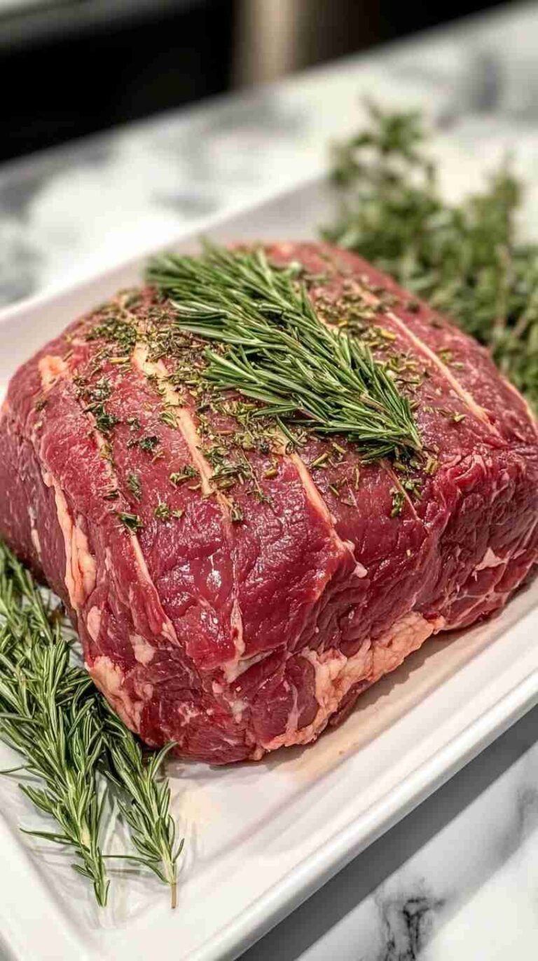 Slow Cooker Tender Beef Arm Roast with Herbs