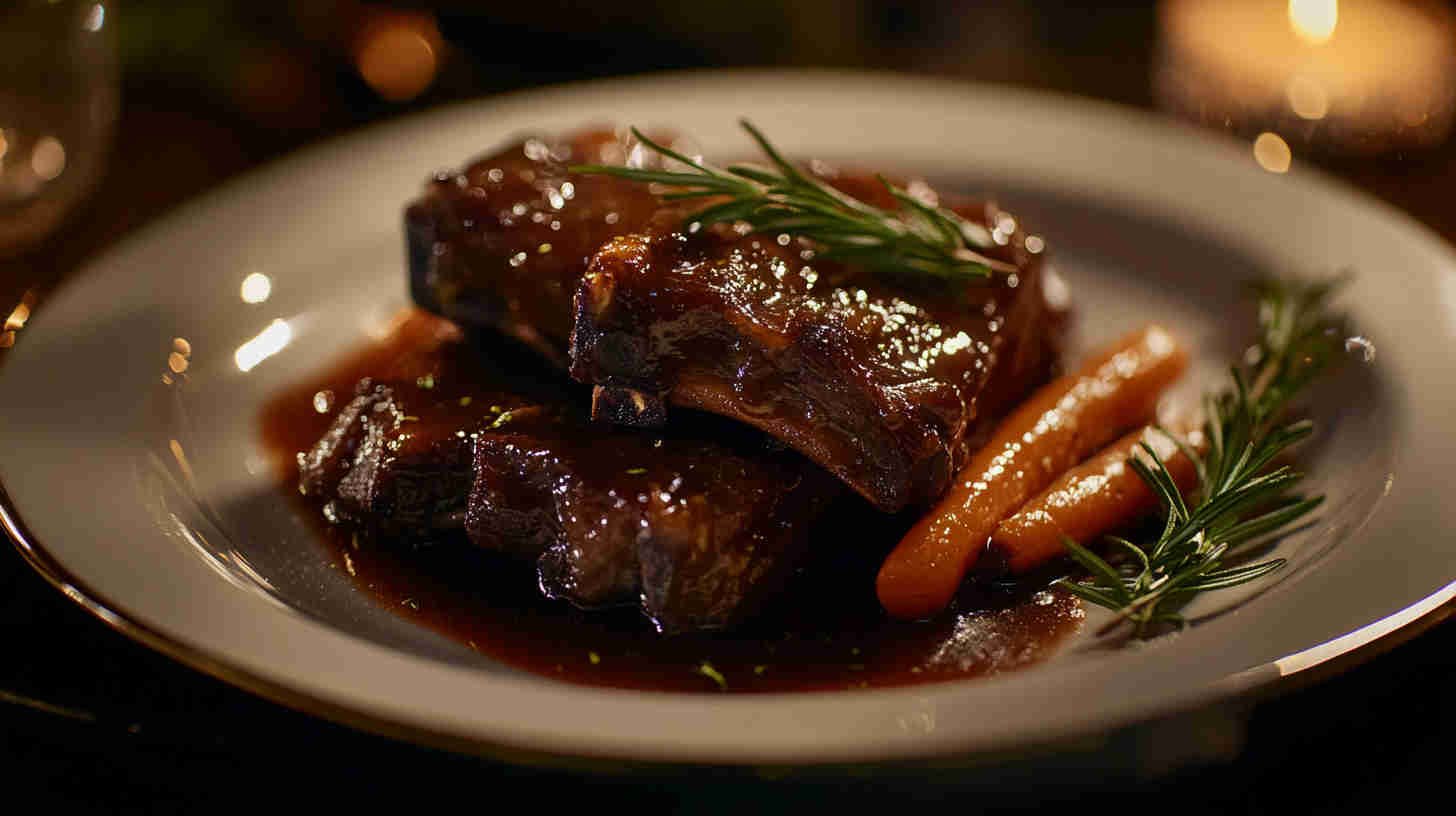Slow-Braised Short Ribs with Carrots