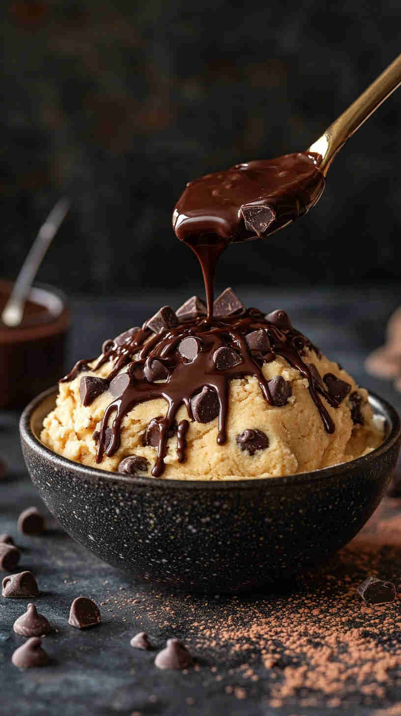 Slow Cooker Chocolate Chip Cookie Dough Dessert recipe