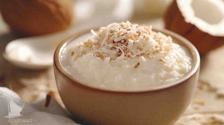 Slow Cooker Coconut Pudding recipe