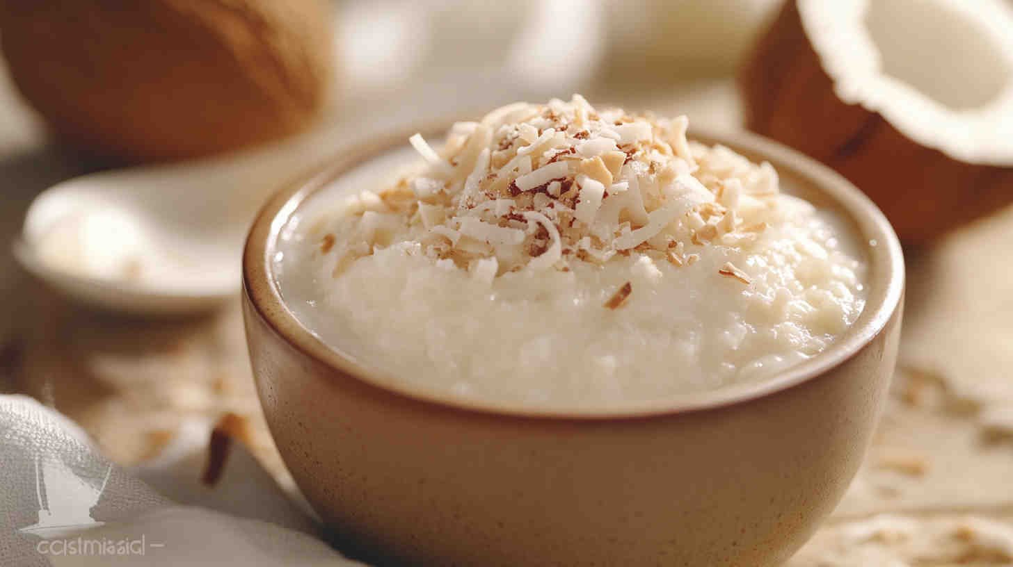 Slow Cooker Coconut Pudding recipe