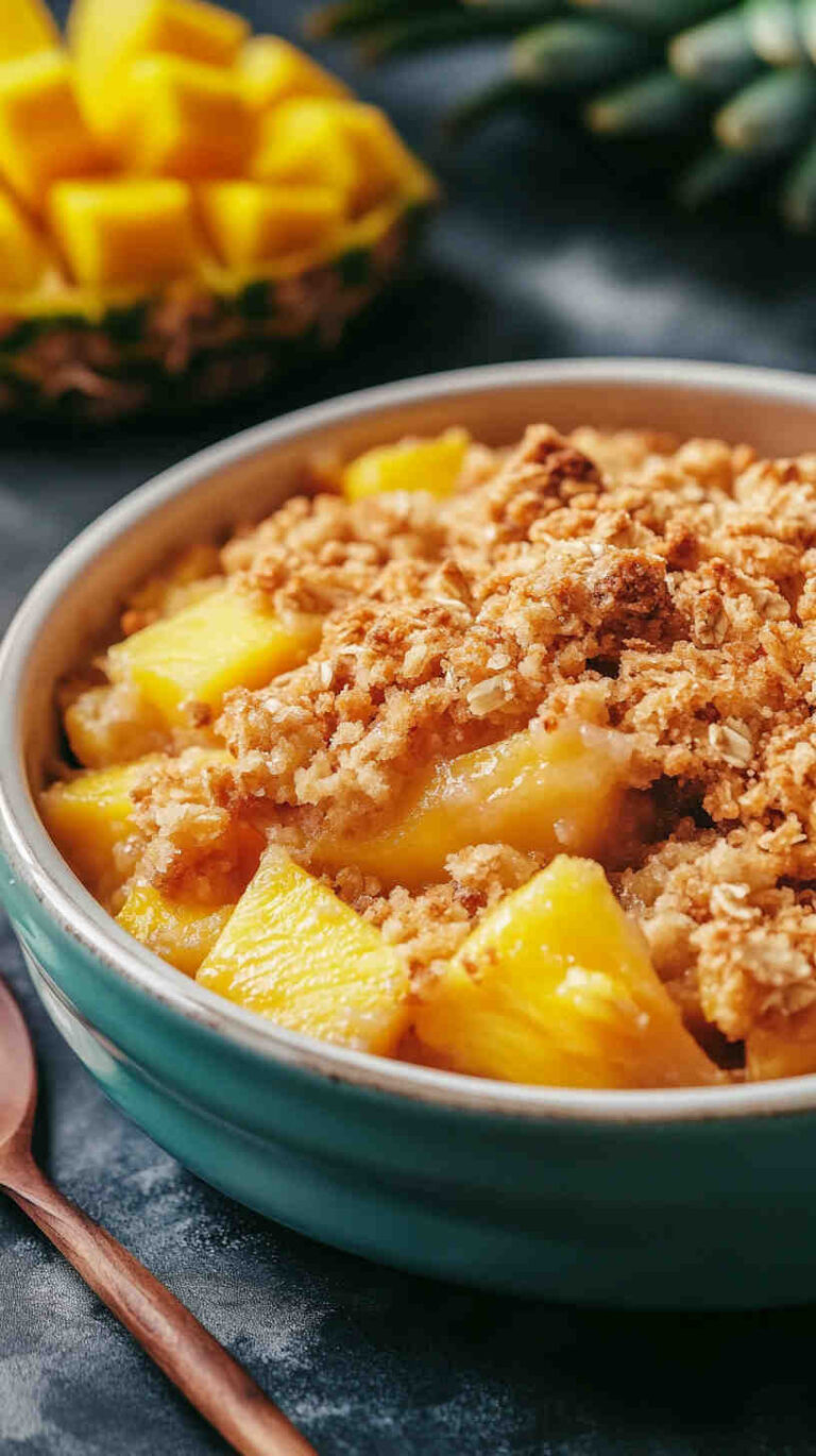 Slow Cooker Apple Crumble recipe