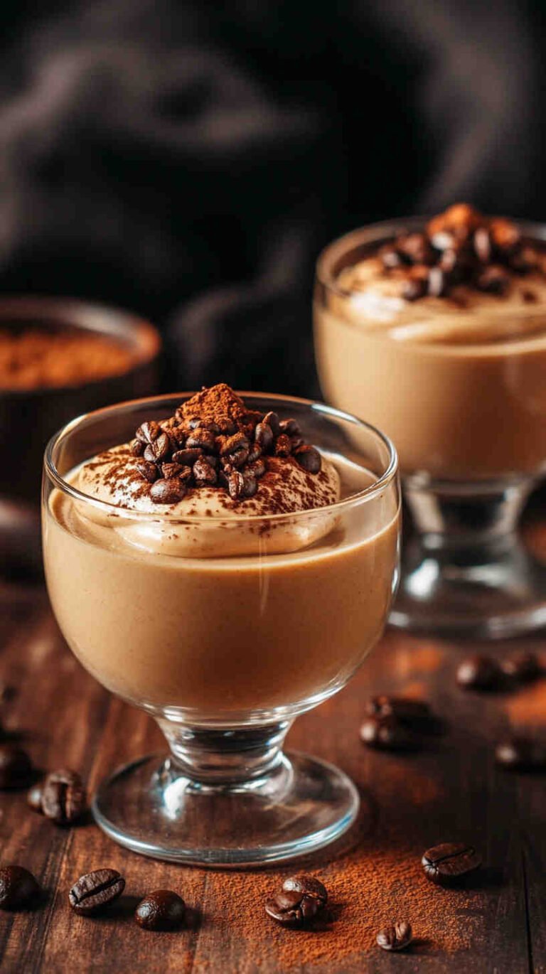 Slow Cooker Mocha Custard recipe